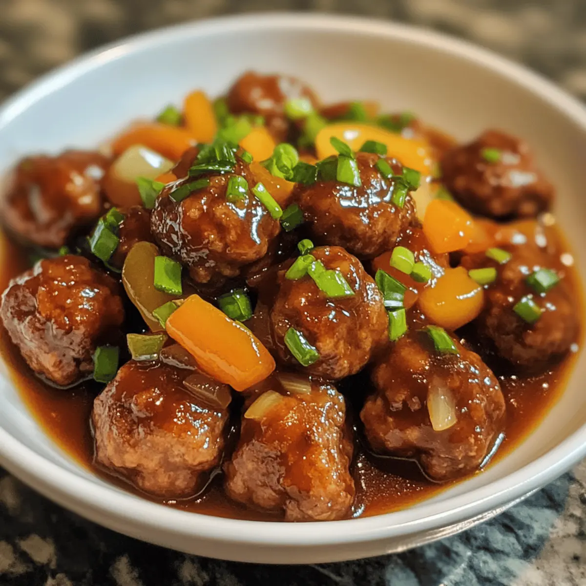Ultimate Sweet and Sour Beef Meatballs with Juicy Delicious Glaze